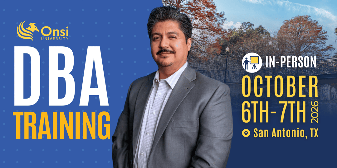 October 2026 DBA In-Person Training